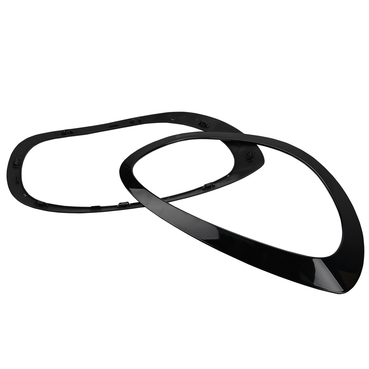 Headlight Bezel Rings Trim Gloss Black For Mini Cooper Countryman F60 ...