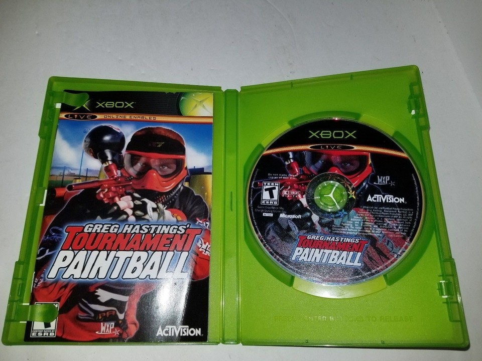 Greg Hastings' Tournament Paintball for Microsoft Xbox Original E18 ...