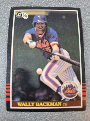 1985 Donruss - #319 Wally Backman g639 | eBay