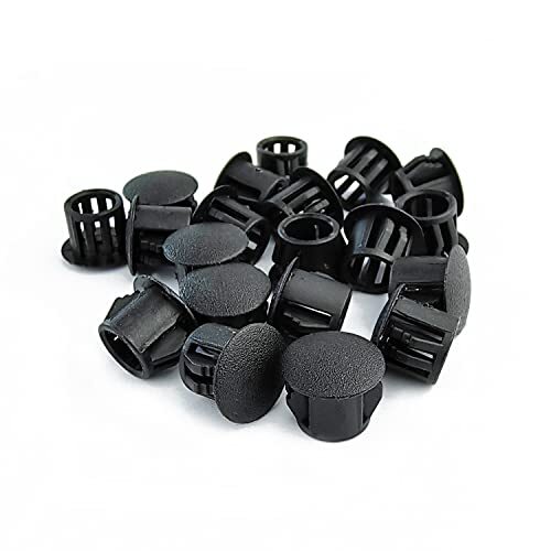 20PCS Black Hole Plugs, Plastic Cabinet Hole Plugs, Screw Hole Plug ...