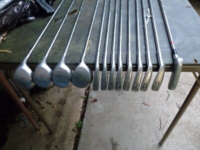 Ladies Confidence SS Custom Irons 2-9 and Pinnacle Metal Woods 1,3,5,7 ...
