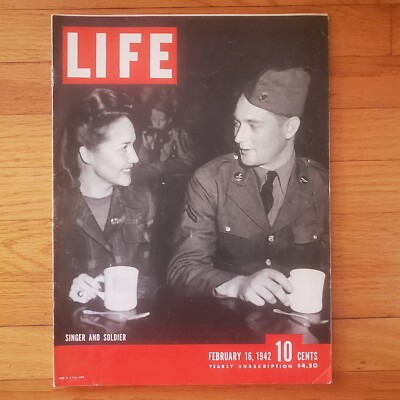 Life Magazine WWII Pearl Harbor Widows US Army Sweethearts February 16 ...