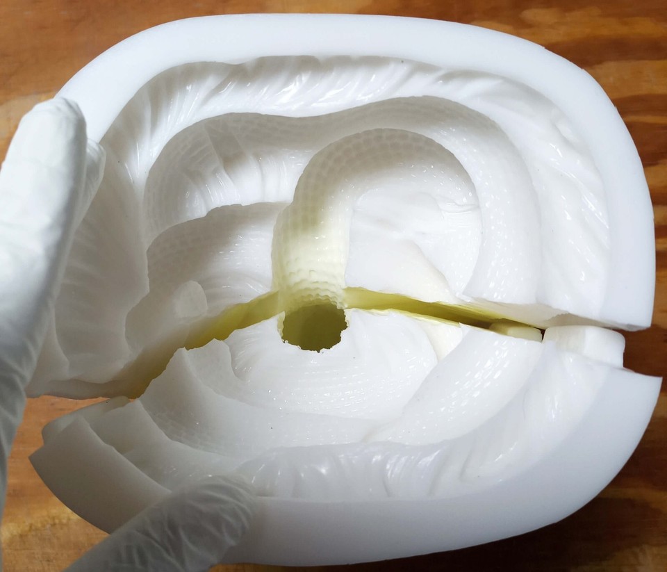Big snake mold i-t0 Resin, plaster, soap mold, beeswax candle mold | eBay