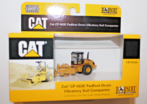 Lot of 4 NORSCOT Cat CP563E Padfoot Drum Vibratory Soil Compactor 1:87 ...