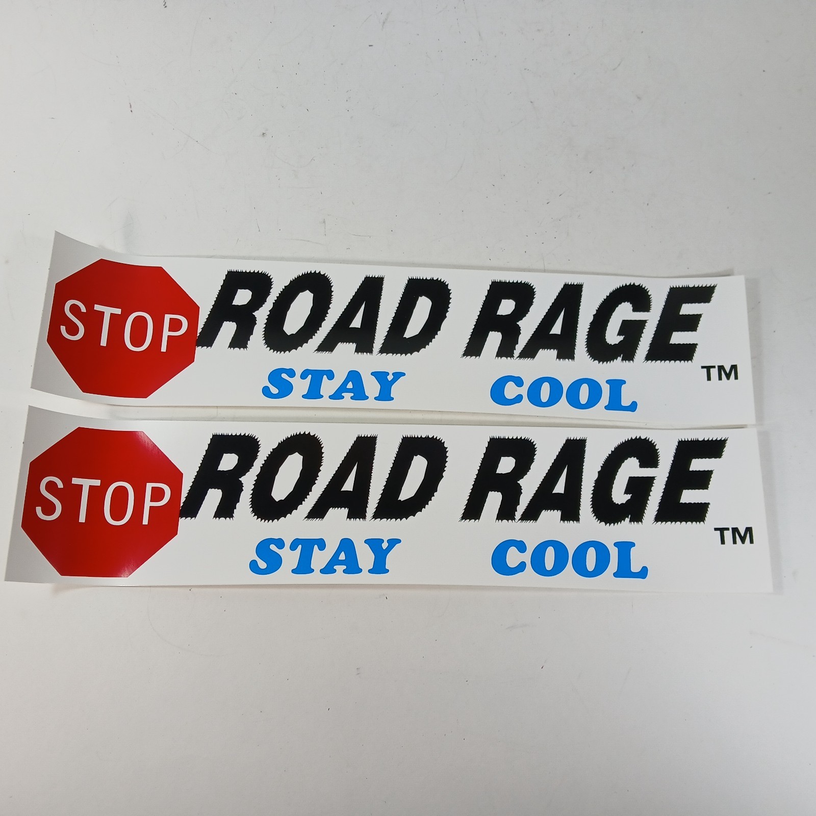 Vintage Bumber Sticker "Stop Road Rage Stay Cool" Vinyl car decal Lot ...