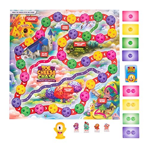 Toe Cheese Chase - The Silly Board Game for Family One Size, Multi ...
