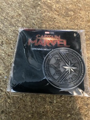 2019 Captain Marvel Opening Night Fan Event Collectible Coin | eBay