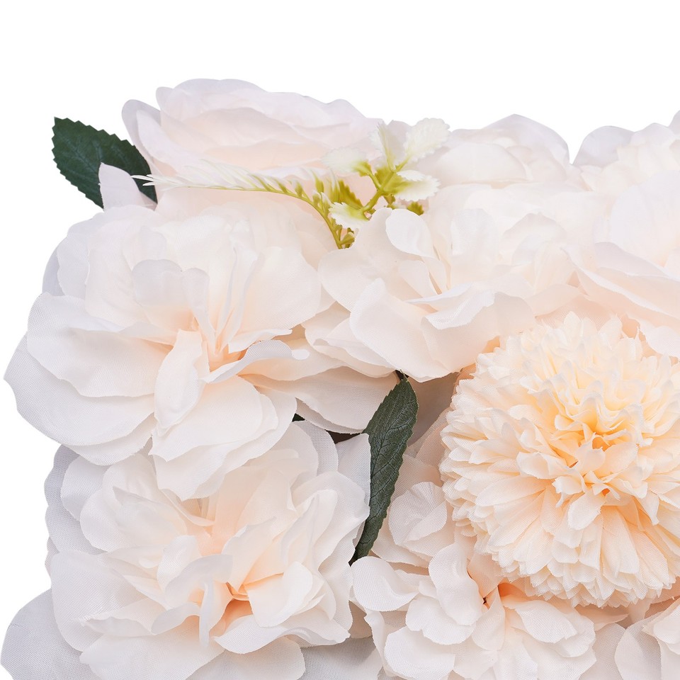 6Pcs Dining Table Flower Centerpieces Silk Rose Flower Arrangement ...