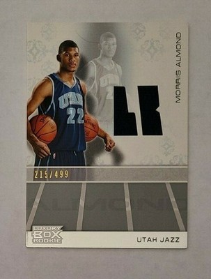 2007-08 Topps Luxury Box Morris Almond Utah Jazz Rice 215/499 - Jersey ...