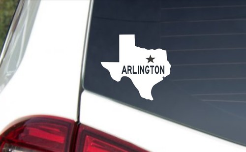 ARLINGTON, TEXAS vinyl decal sticker, 5"x5", Dallas, Fort Worth, Irving ...