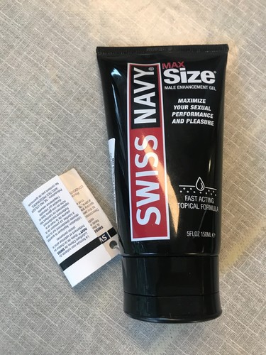 swiss navy max size male enhancement gel bigger erections 150ml (130323 ...