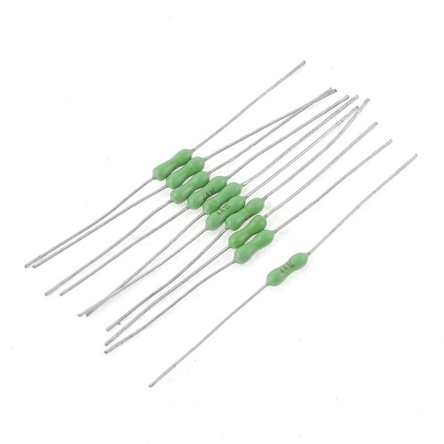 Electric Spare Part 4A 125V Green Silver Tone Metal Film Resistor Fuse ...