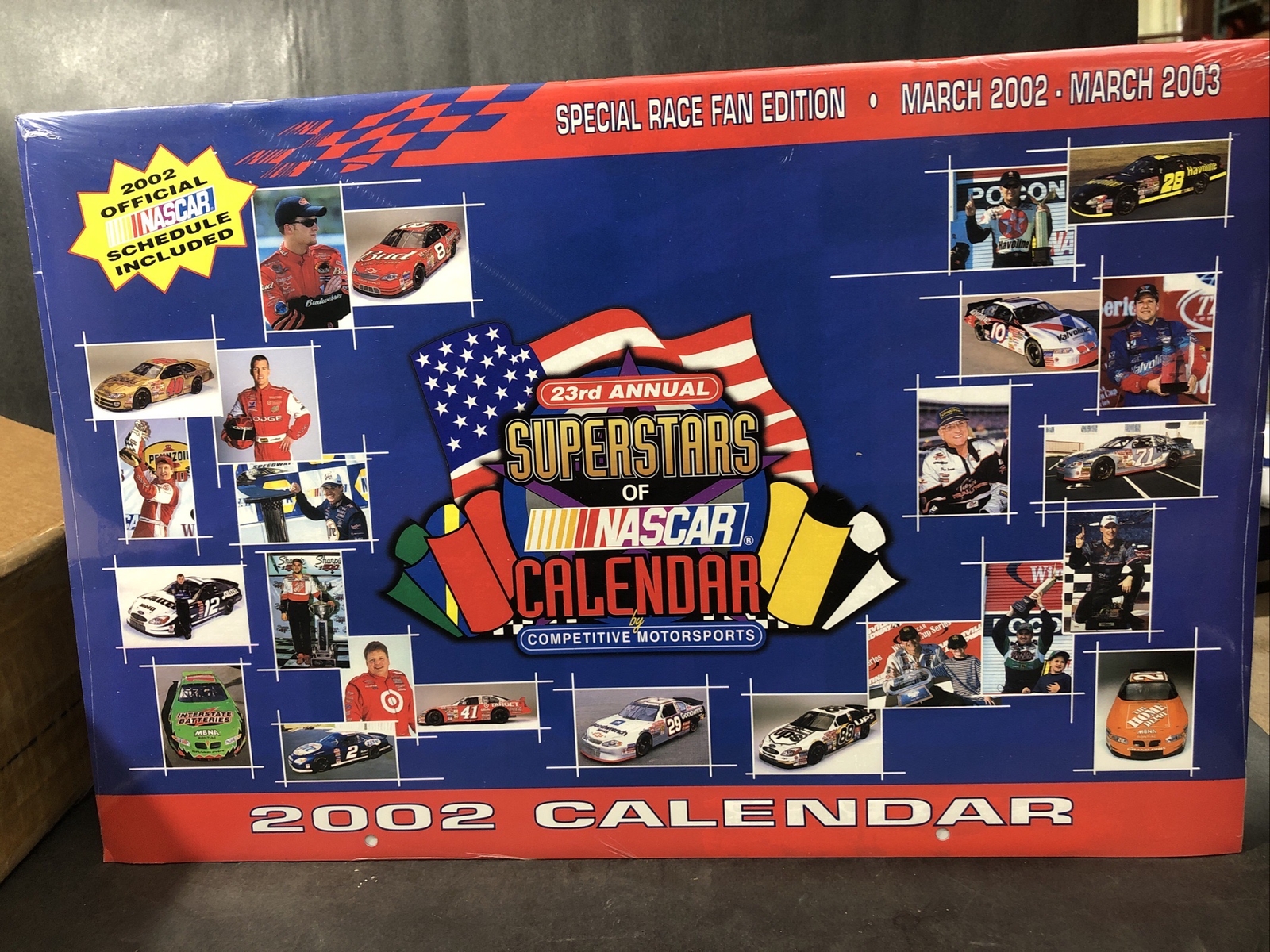 Superstars of Nascar 2002 Annual Calendar SPECIAL RACE FAN EDITION ...