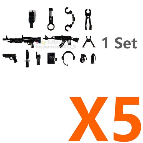 100PCS WEAPON PACK Assorted Lot Of Weapons Guns Rifles For Military ...