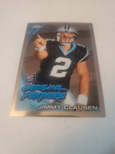 2010 Topps Chrome Jimmy Clausen (Pointing) #C130 Rookie RC | eBay