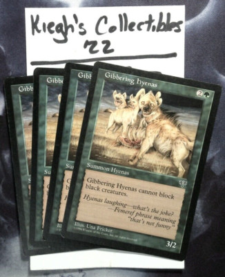 Mtg Gibbering Hyenas x4 | eBay