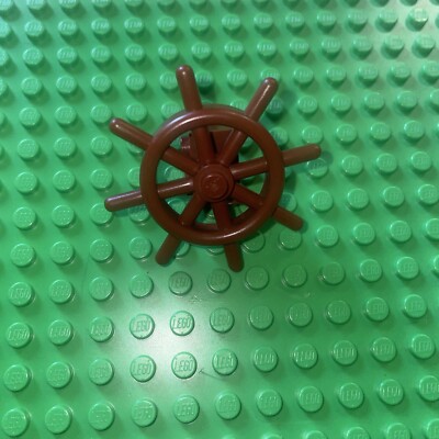 LEGO Pirate Ship Reddish Brown Boat Wheel (Part# 4790) For 10210 10143 ...