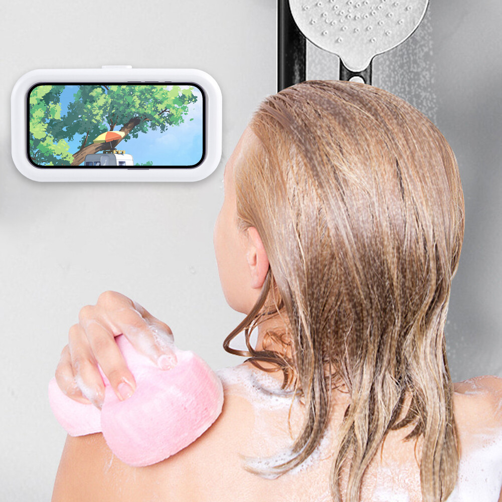 No Drilling Universal Aromatherapy Wall Mount Touch Screen Shower Phone ...