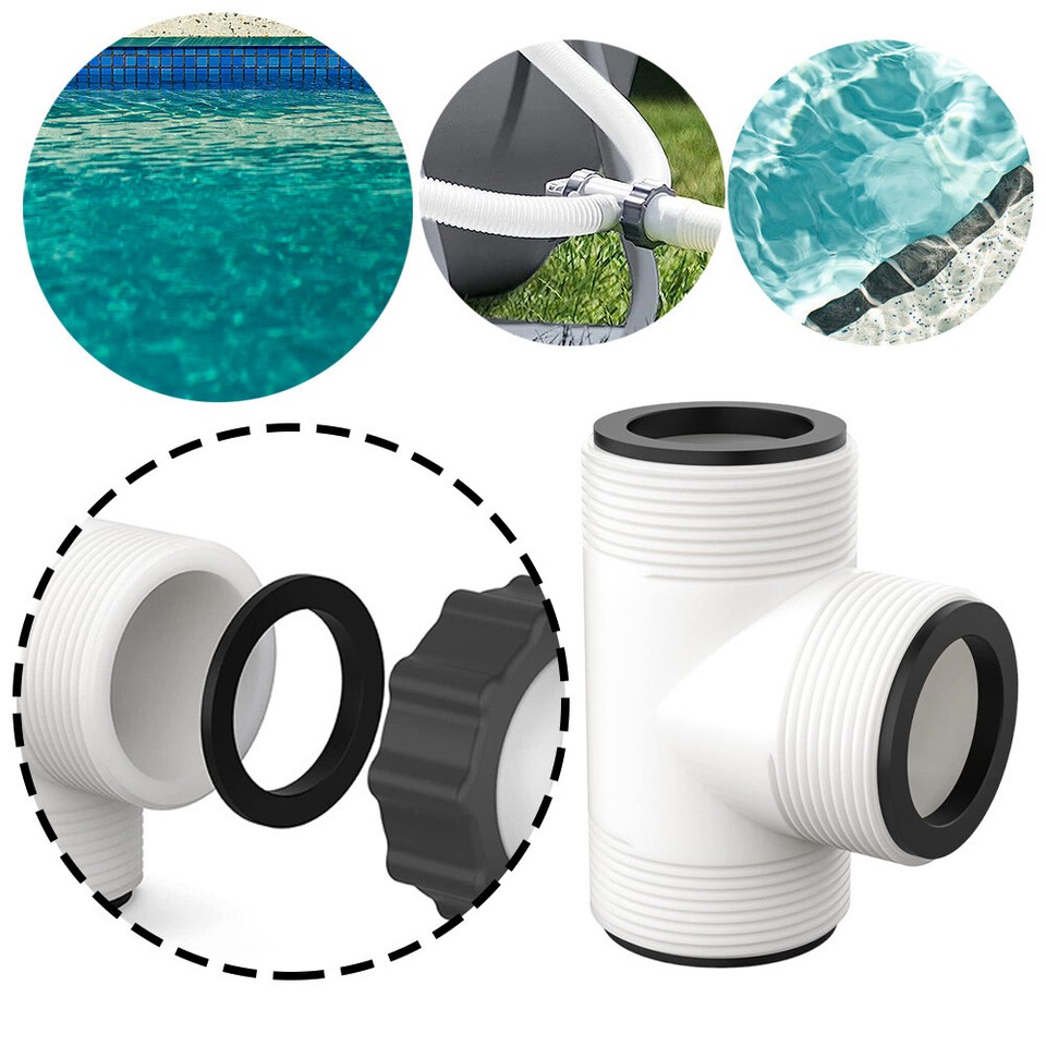 Pool Hose T Splitter with 3 L Rings Pool Hose Extender for Intex ...