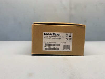 ClearOne 910-001-013-W Ceiling Microphone Array Kit for CONVERGE ...