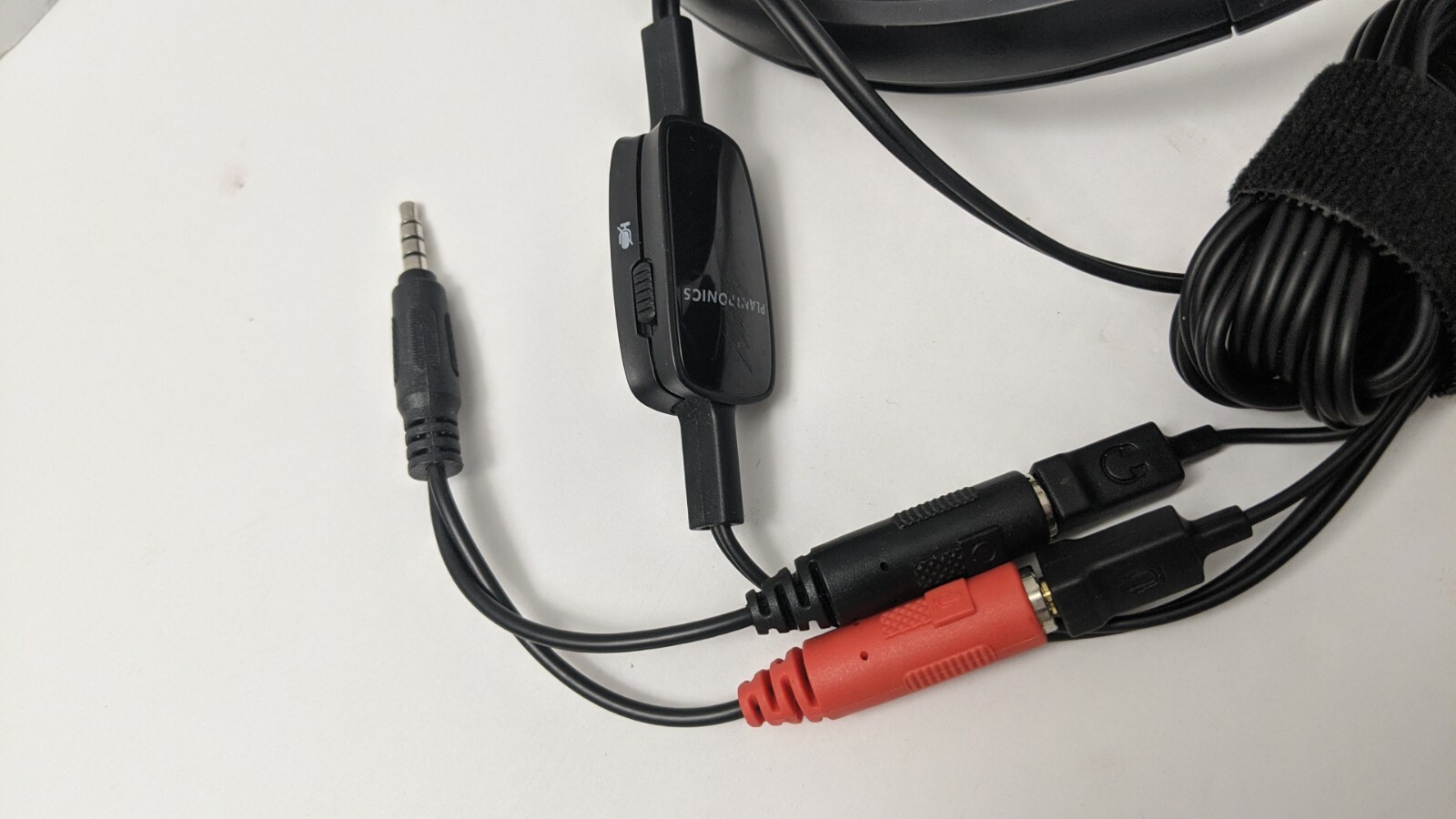 Plantronics Headphone Audio C6.A355 Black Headband Headsets with Mic ...