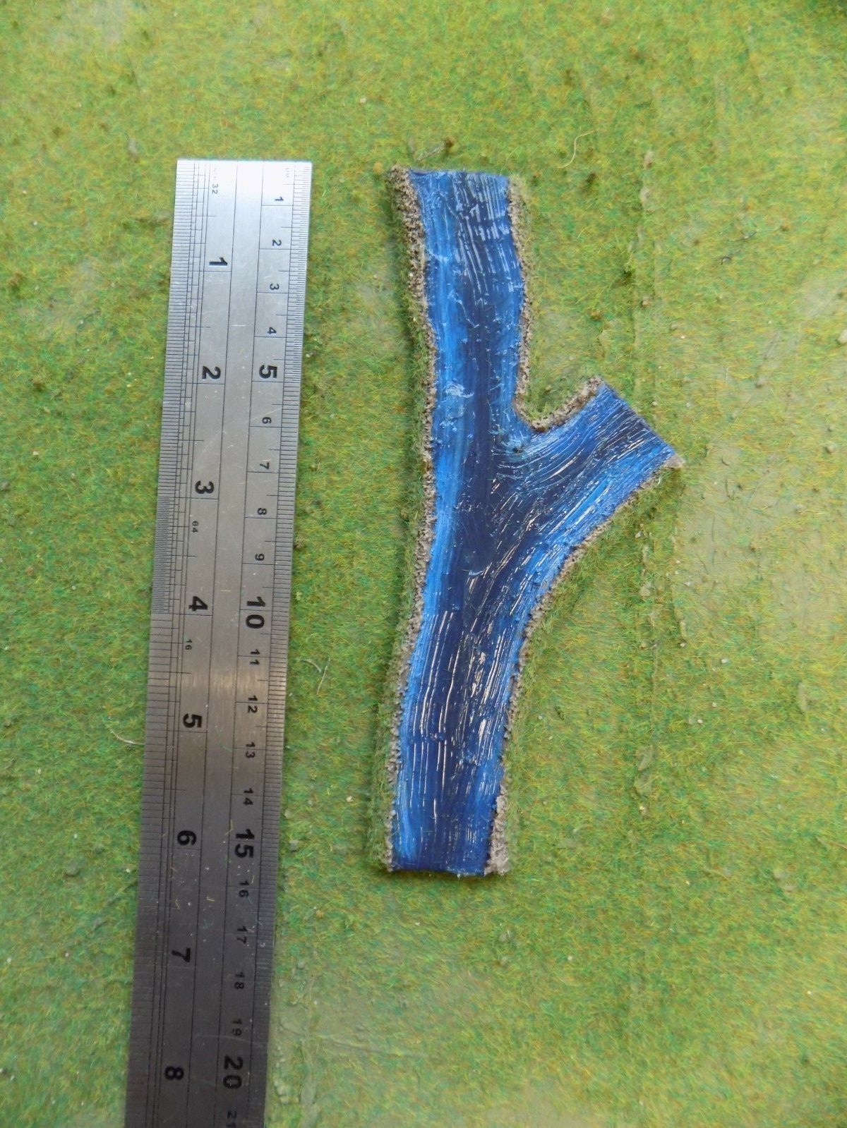 wargames river/stream junction set 30mm wide 6/10/15mm made by Fat ...