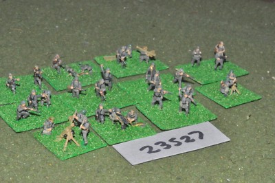 15mm ww2 / german - battlegroup 30 figures plastic - inf (23527) | eBay