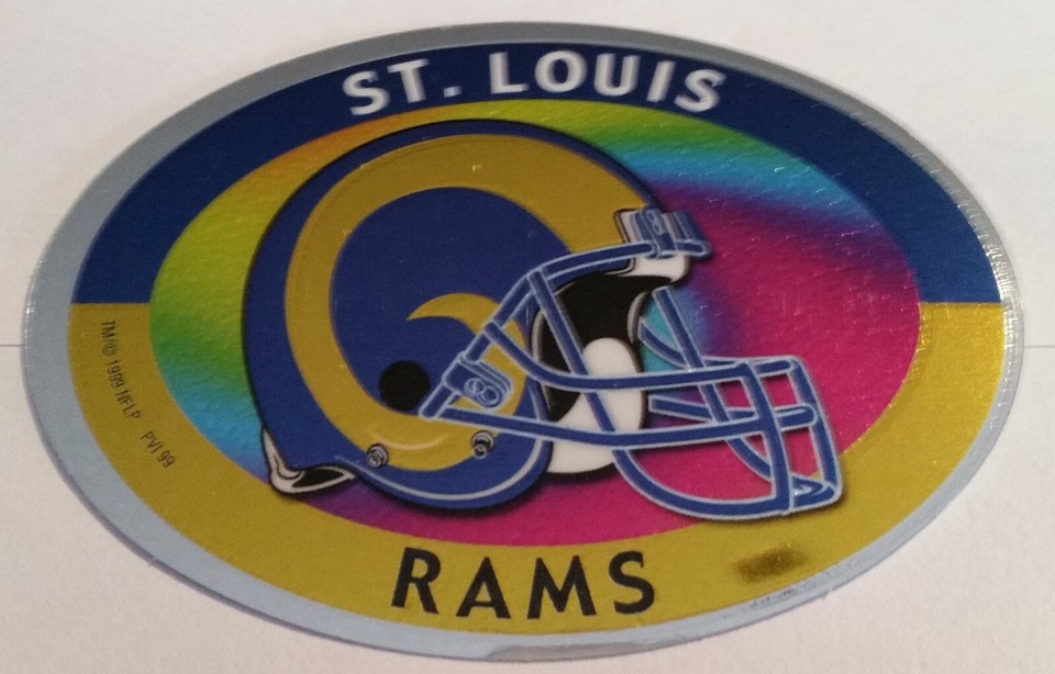 NFL--ST. LOUIS RAMS--NEW--Vintage (1999) Prismatic Vending Machine ...