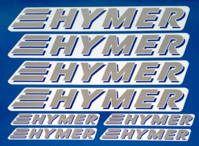 8X COMPATIBLE WITH HYMER MOTORHOME CAMPING DECAL VINYL STICKERS 3D ...