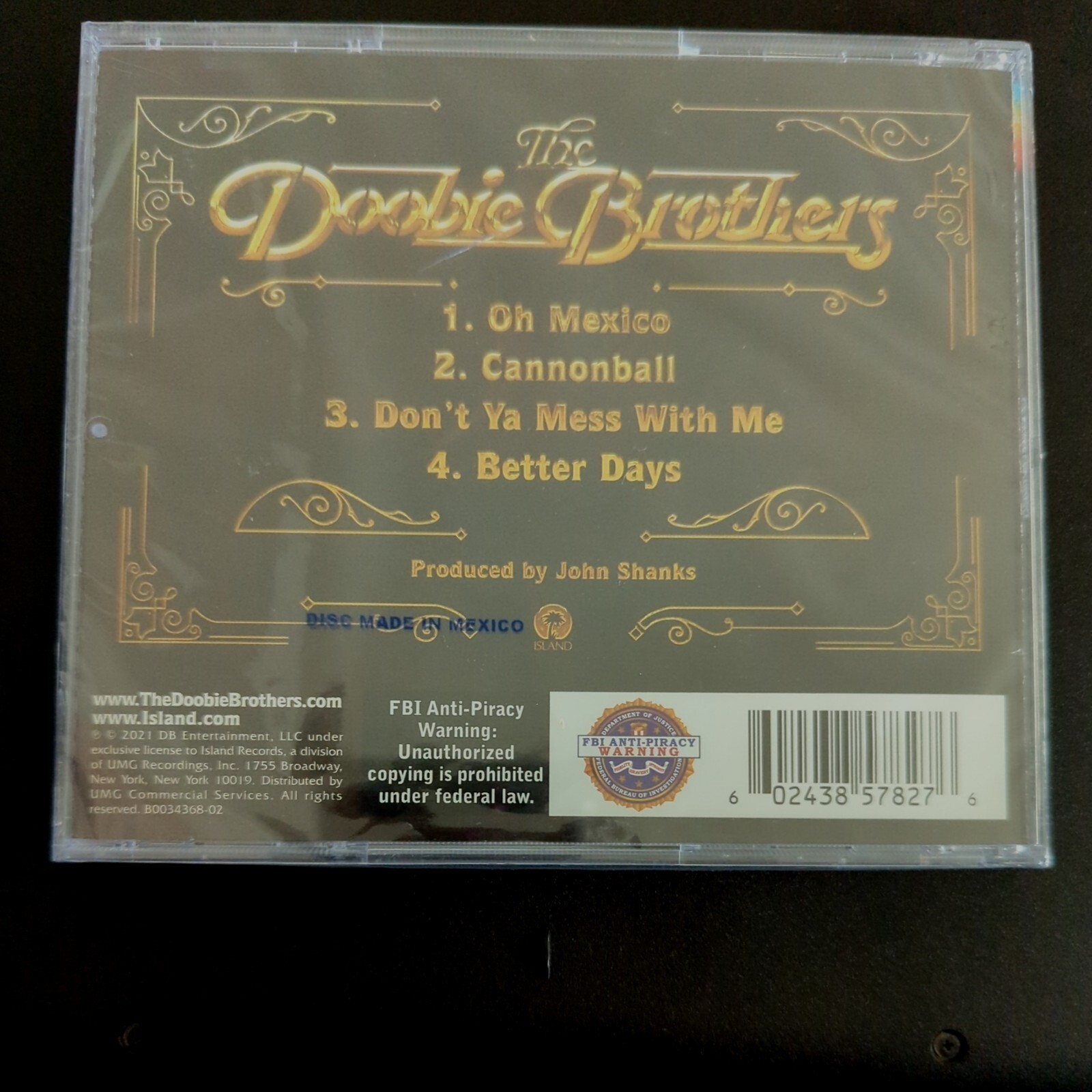 THE DOOBIE BROTHERS 2021 Self Titled 4 Song EP CD Brand New Sealed from ...
