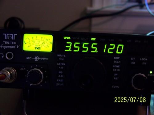 Ten Tec Argonaut V w/ Model 937 P/S, Mic, Manual & MAT 10 Auto Tuner ...