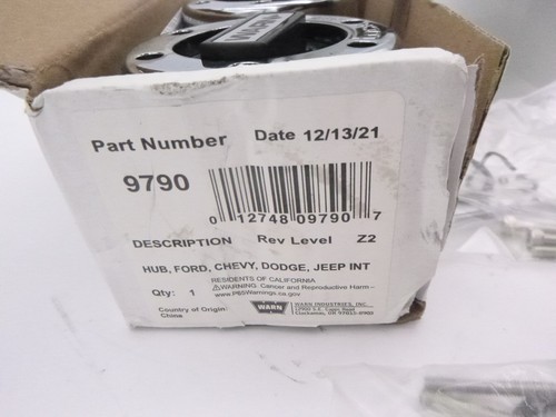 Warn Standard Manual Locking Hub 9790 For Ford F-250 1970-1974 | eBay