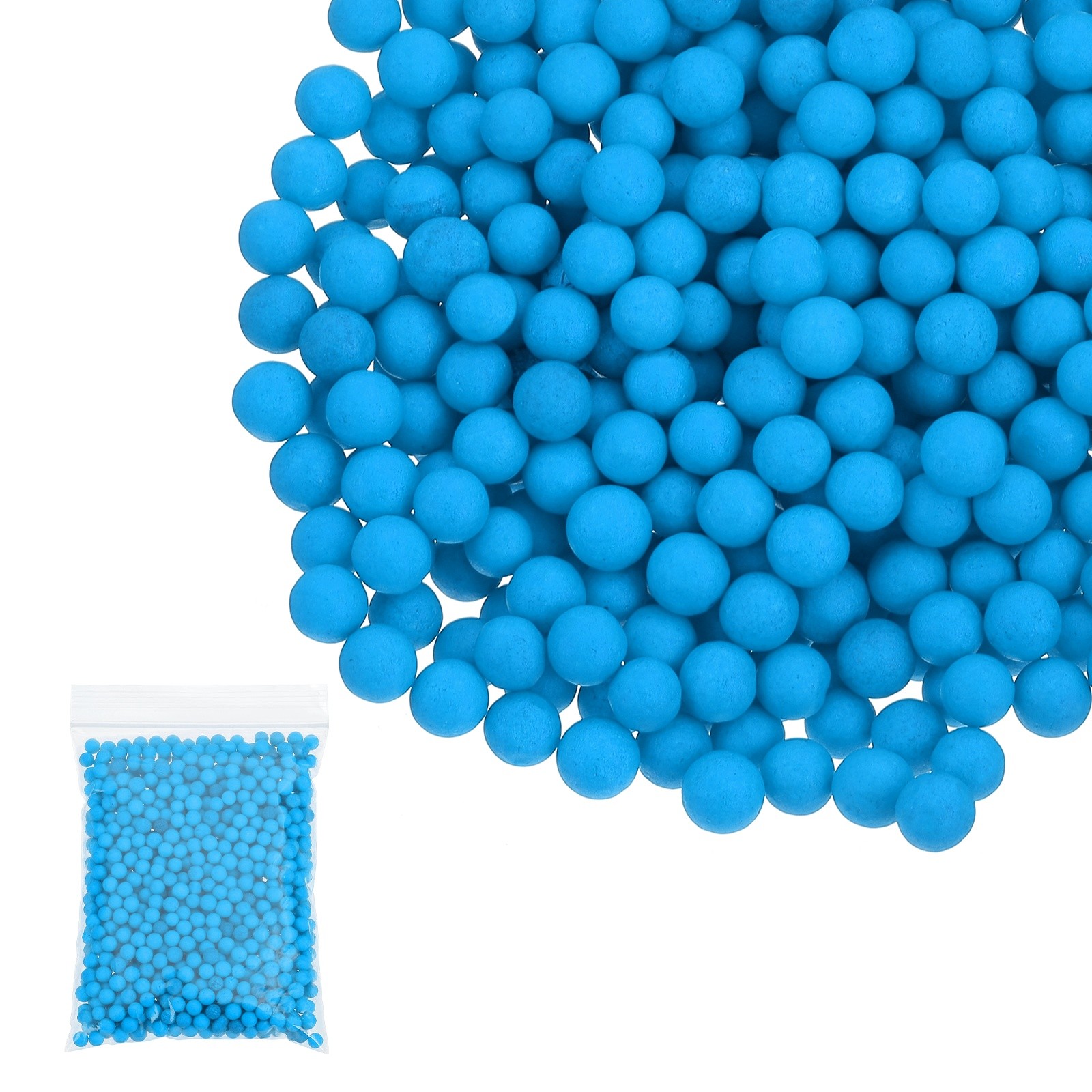 Foam Beads, 7-9mm Mini Small Balls Polystyrene Beads Blue | eBay