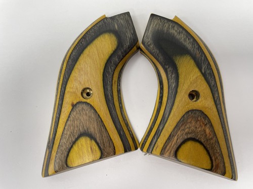 Altamont Wood Grips - Heritage Rough Rider Black Yellow Strato Smooth ...