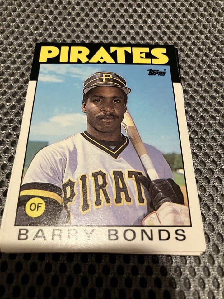 Barry Bonds Topps Traded TEN RC 1986 #11T Original Owner Tremendous ...