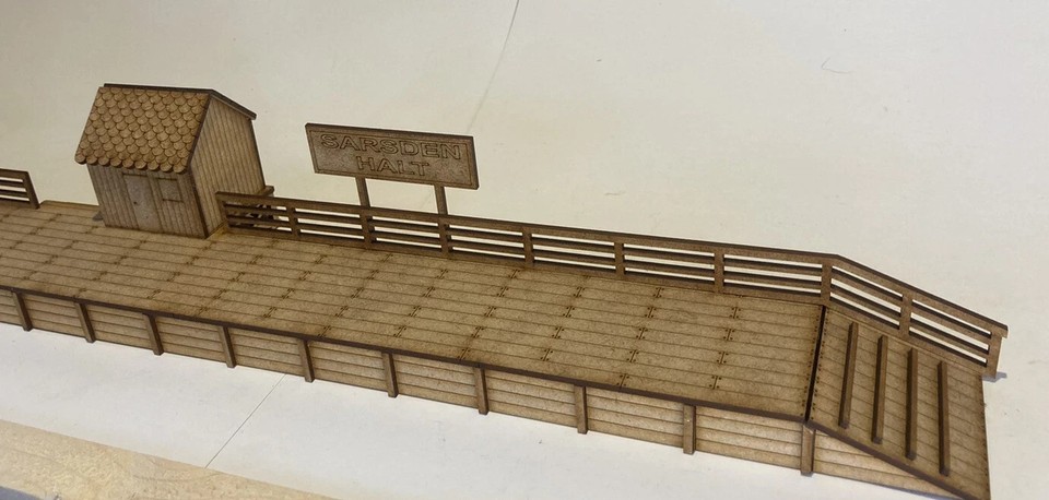 Sarsden Halt Platform Kit Inc Ramps. Railway Scenery. Train. OO Gauge 1 ...