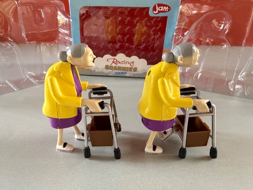 Clockwork Wind Up RACING GRANNIES Novelty Toy Original Box | eBay UK
