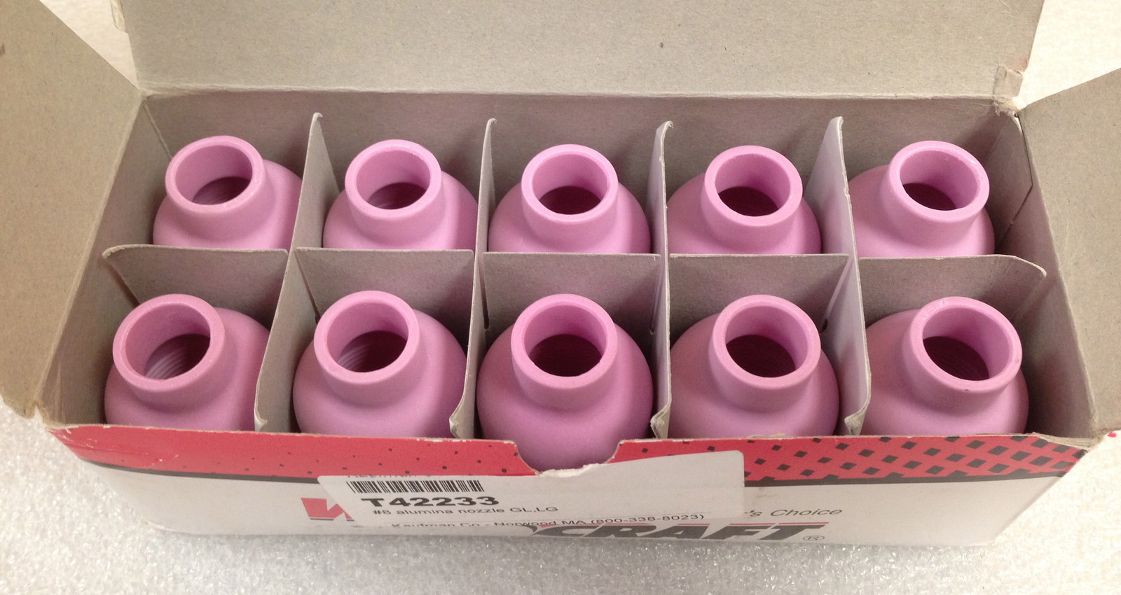 Weldcraft 57N74 #8 Aluminum Nozzle 1/2 AP Gas Lens | eBay