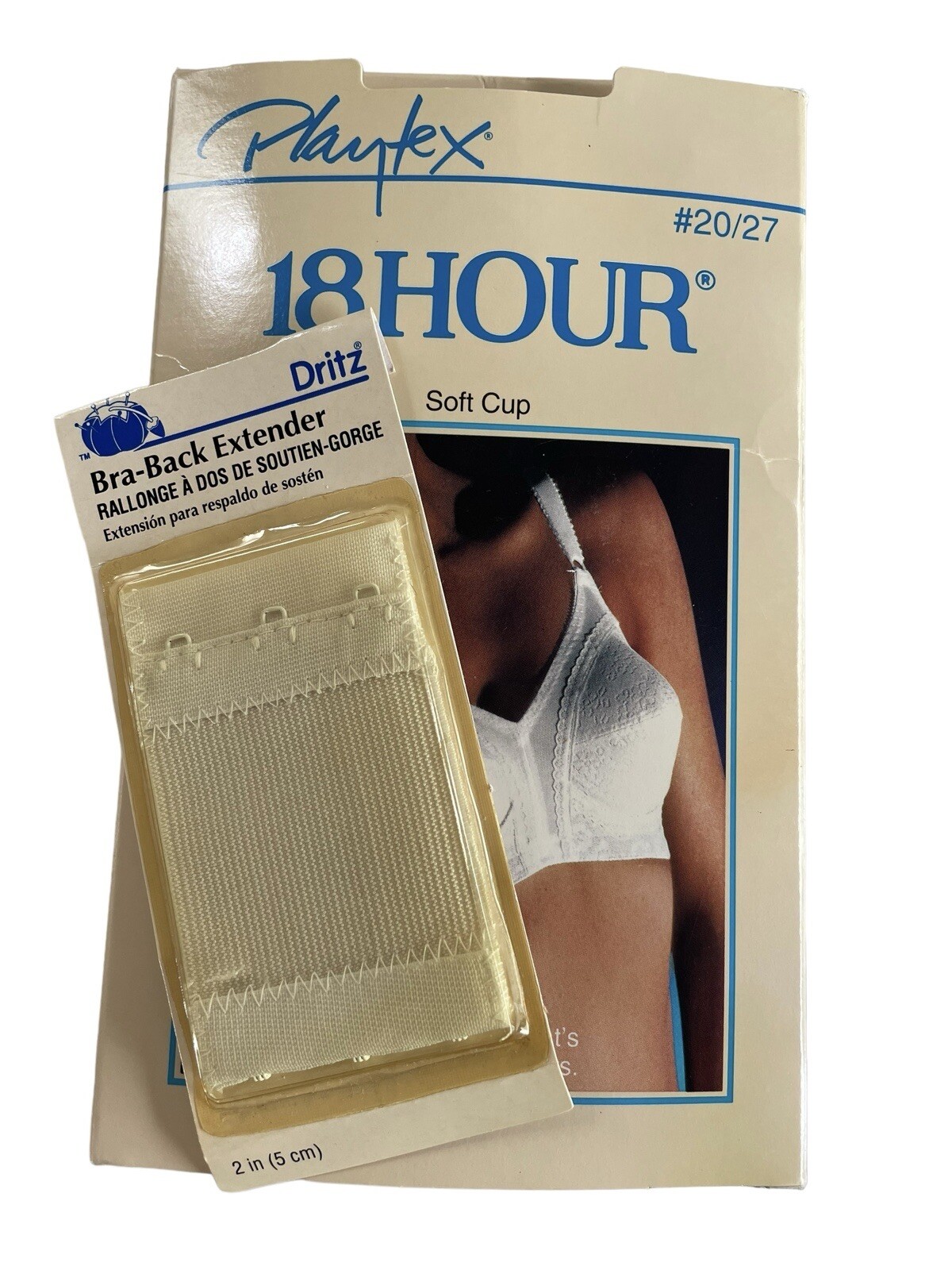 Vintage 80s Playtex 18 Hour Classic Soft-Cup Bra 2 To… - Gem