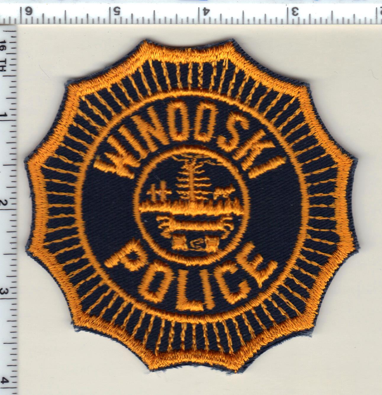 Winooski Police (Vermont) 1st Issue Shoulder Patch | eBay