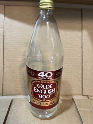 Olde English 800 40 oz Malt Liquor Glass Bottle. Eazy-E, Snoop Dogg ...