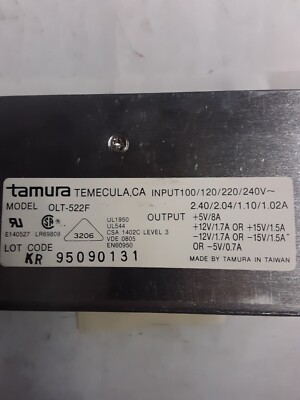 Tamura OLT-522F Linear Power Supply/Transformer (nos) | eBay