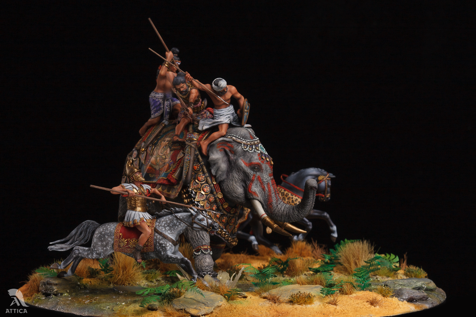 Indian Elephant Alexander the Great Painted Tin Toy Soldier Pre-Sale ...