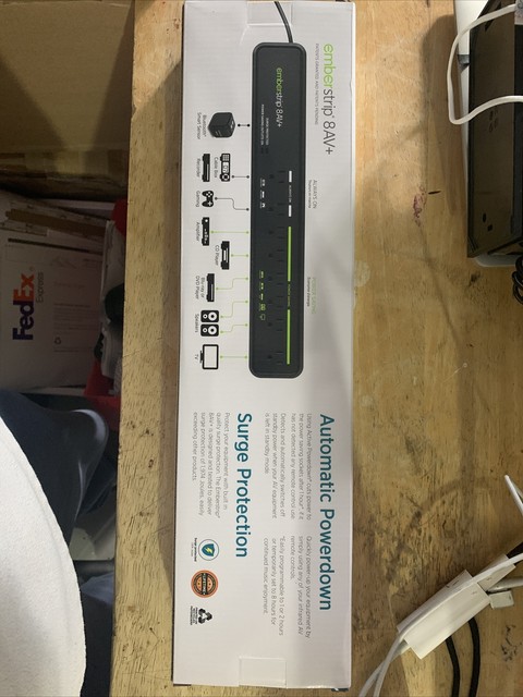 Embertec Emberstrip 8av With Bluetooth Sensor ESUSAV8-ET-10B for sale online | eBay