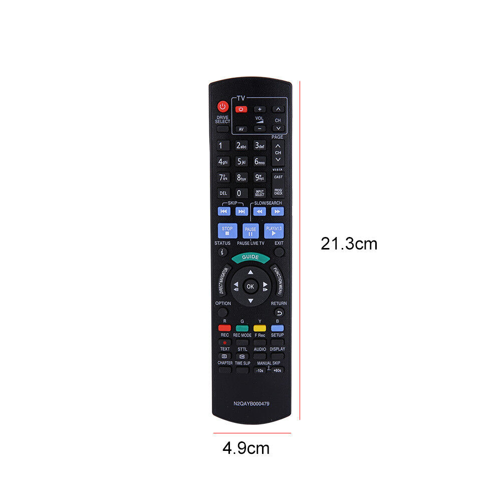 For PANASONIC Replacement Remote Control TV DVD Blue Ray DMP-BD75 DMP ...