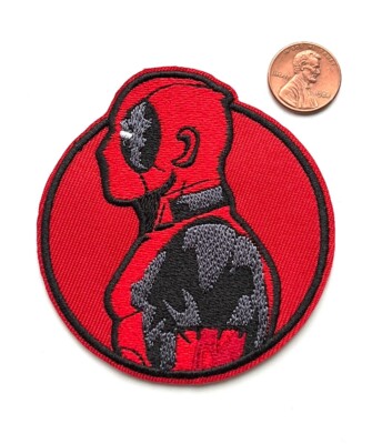 🇨🇦 Deadpool Embroidered Patch Iron Marvel Extreme Deadpool Appliqués ...