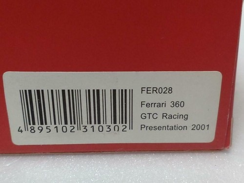 Rare IXO Original FERRARI 360GTC Recing Presentation ''01 1/43 mini car ...