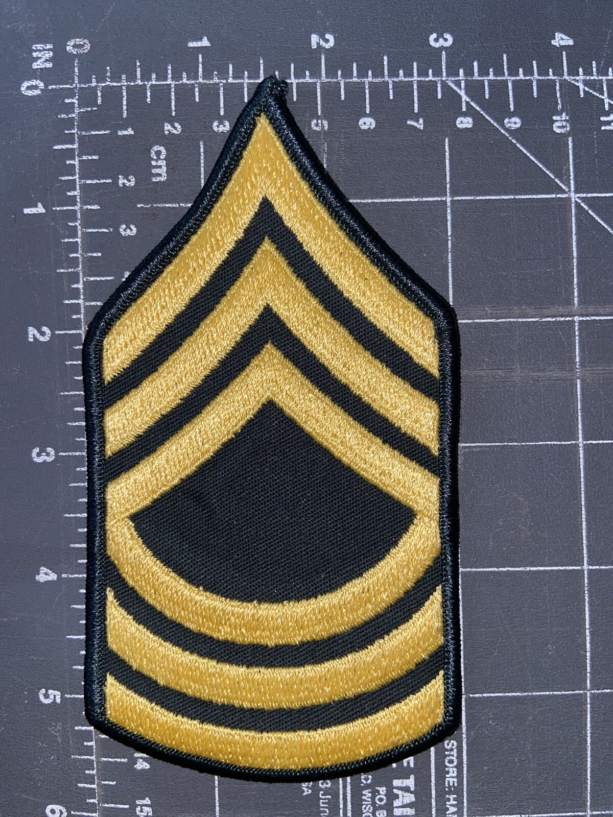 United States Army Master First Sergeant Patch Badge Rank Insignia E-8 ...