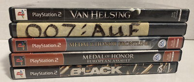 Lot of 5 PS2 action shooter games 4 Varying Condition Tested And Work ...