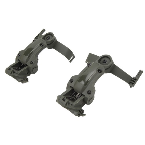 (Green) Helmet Rail Adapter Headphone Mount Lightweight ARC Rail ...